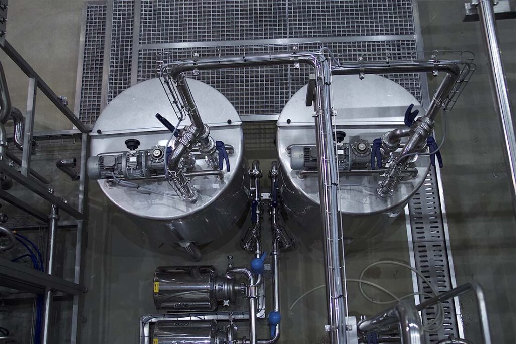 Syrup and dairy rooms – TEBIOME | Experts in Industrial Applications